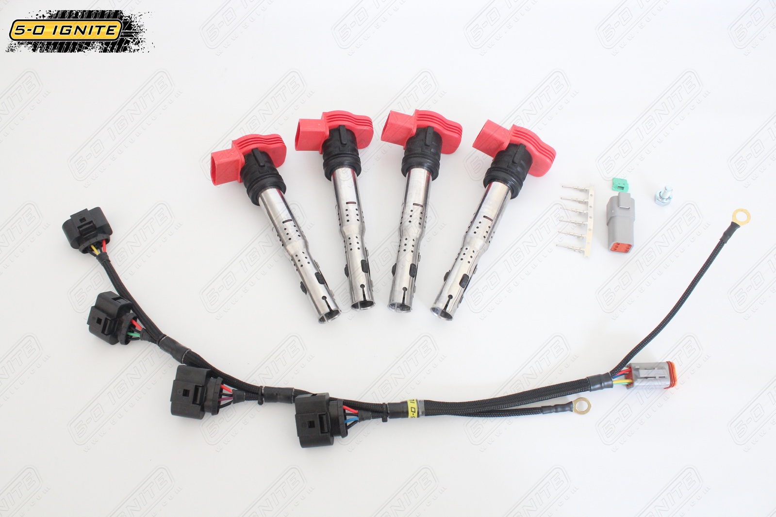 Honda B Series - B16 B18 B20 COP Kit - R8 Coil Upgrade Kit | 5-0 Ignite